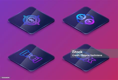 달러 기호로 아이소메트릭 라인 타겟을 설정하고 모래가 흐르는 오래된 모래시계 환전 및 좋은 일에 대한 보상을 설정합니다 파란색 사각형 버튼입니다 벡터 3차원 형태에 대한