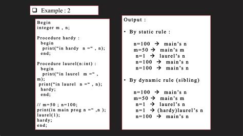 Static And Dynamic Scoping Pptx