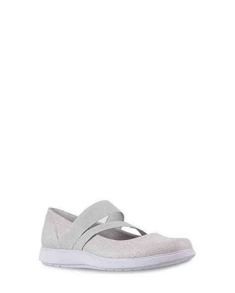 Munro Cass Mary Jane Flat In White Lyst