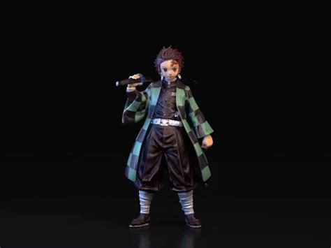 Tanjiro Kamado 3d Print Stl File 3d Printing Model Threeding