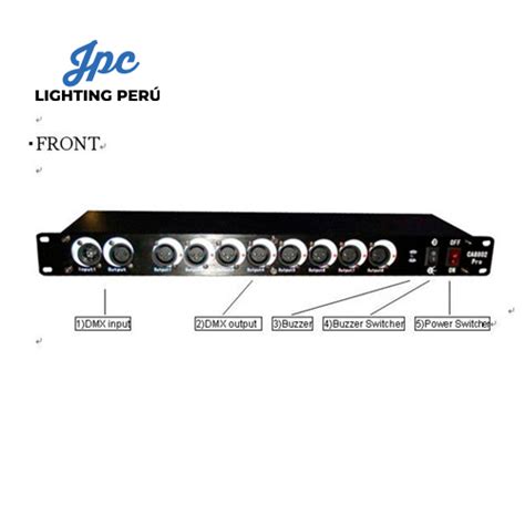 Splitter Dmx Jpc Lighting Perú