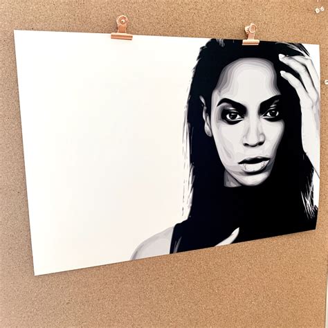 Beyonce Stencil