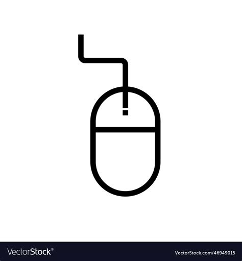 Computer Mouse Icon Or Operation Royalty Free Vector Image