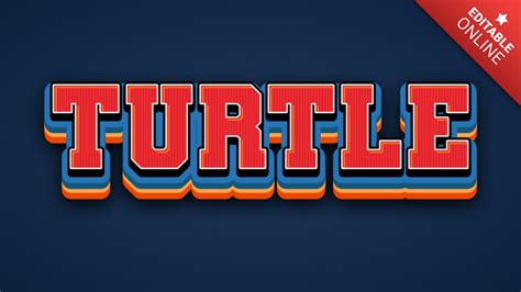Turtle Text Effect Generator TextStudio