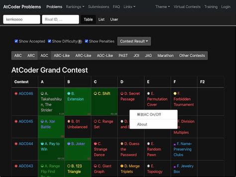 解説を読む・テストケースを見る Atcoder Clans 解説を読む・テストケースを見る Atcoder Clans