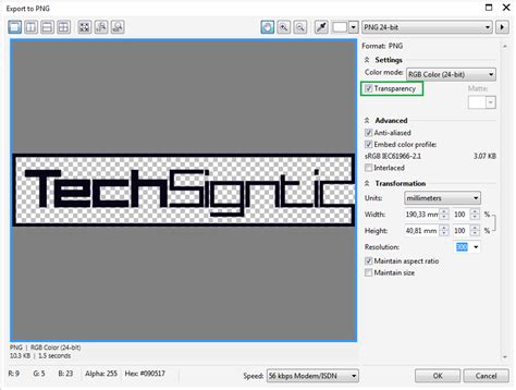 Tutorial Export File CorelDraw X Ke Dan PNG TechSigntic