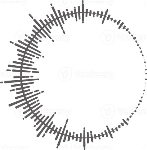 Circle Music Soundwave Circular Equalizer Round Audio Spectrum