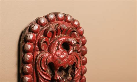 Antique Peacock Carving Wilstone