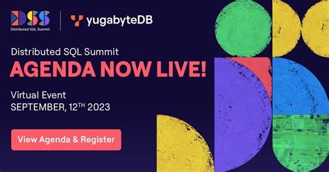 Yugabyte On Linkedin Dss23 Yugabytedb Dss Distributedsql Onlineevent Postgresql
