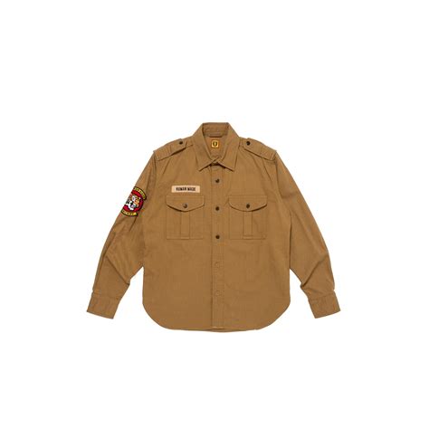 휴먼메이드 보이 스카우트 셔츠 베이지 Hm27sh001 Beige Human Made 슈프라이즈