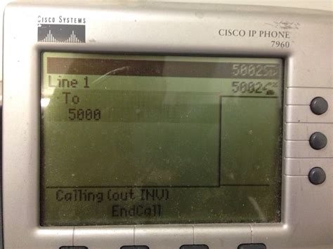 Cisco 7960 Sip Phones Are Registered With Cme But Its Not Accepting
