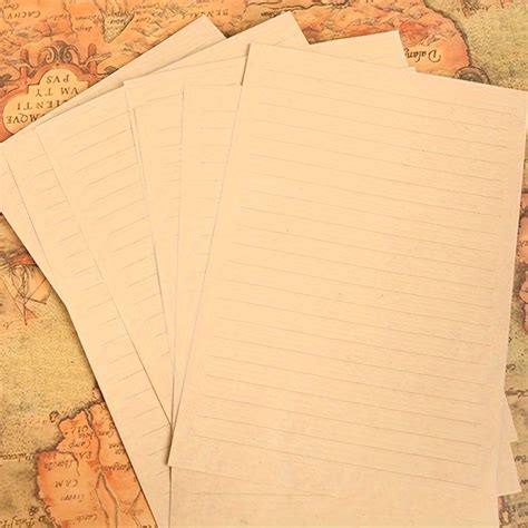 34 Pieces Simple And Artistic Romantic Kraft Paper Color Love Button Card Letter Paper Envelope