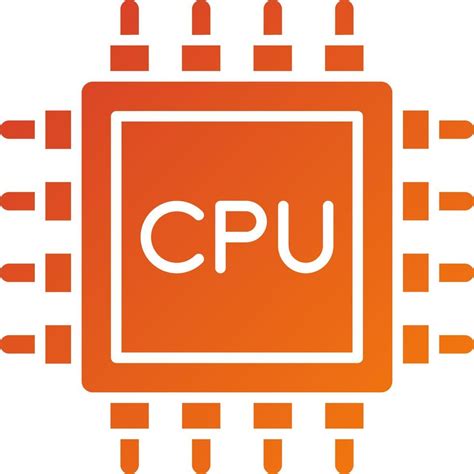 Processor Icon Style 21762862 Vector Art At Vecteezy