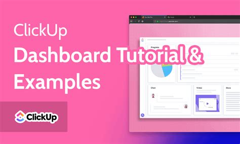 Clickup Dashboard Tutorial And Examples 2025 [create And Manage]