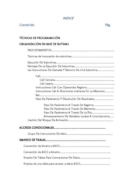 técnicas de programación pdf programa de computadora programación