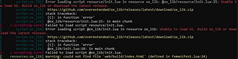 Error Loading Script Resource Init Lua Issue 285 Overextended Ox