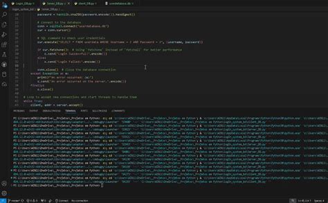 Raphael Sampaio On Linkedin Python Sql Sqlite Authentication
