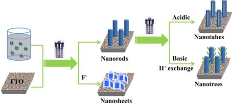 Formation Process Of Different Tio2 Nanostructure Arrays Download