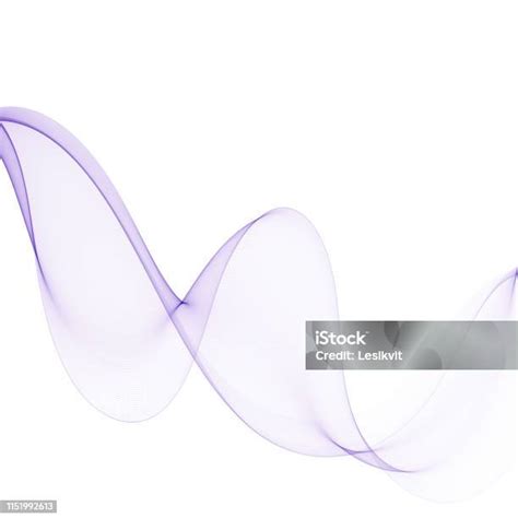 추상적인 벡터 배경 파란색 투명 브로셔 웹 사이트 전단지 디자인에 대 한 물결 모양 라인 연기 파 물결 모양 선 0명에 대한 스톡 벡터 아트 및 기타 이미지 Istock