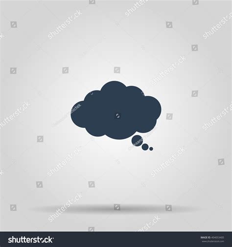 Speech Bubble Modern Design Flat Style Stock Vector Royalty Free