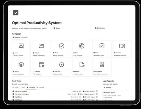 Notion Optimal Productivity System Eazypath