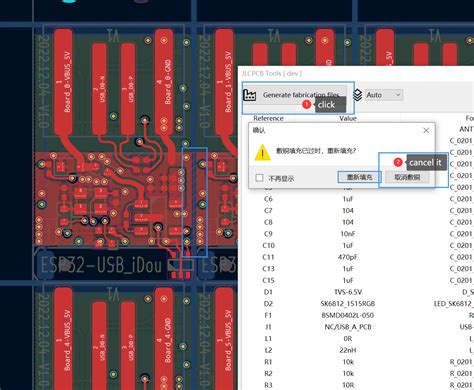 Update Polygon Pour Even If Cancel The Repour Operate Issue Bouni Kicad Jlcpcb Tools