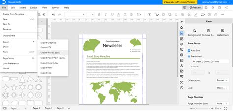 How To Make A Newsletter In Word Edrawmax Online