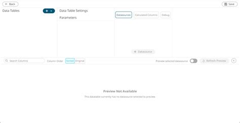 Altair Panopticon Web Authoring Help 3 Adding And Managing Data Tables
