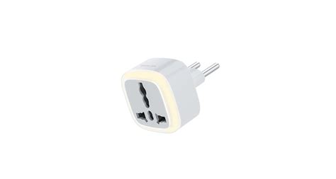 Green Lion Universal Conversion Plug With Led Light White