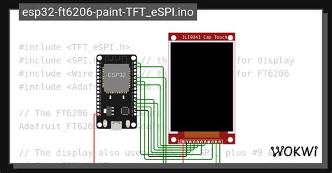 Esp32 Ft6206 Paint Tfto Copy Wokwi Esp32 Stm32 Arduino Simulator