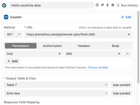 Data Fetcher Api Connector For Airtable