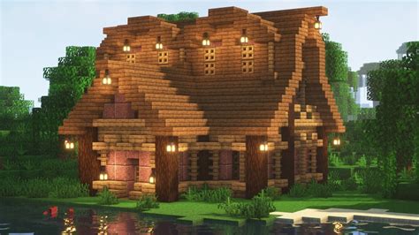 Майнкрафт Как построить большой красивый дом в майнкрафте Youtube