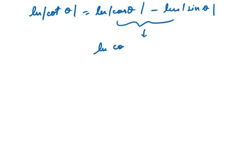 Solved Use The Properties Of Logarithms And Trigonometric Identities To Verify The Identity Ln