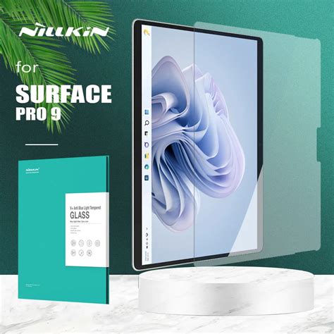 초박형 강화 유리 화면 보호기 마이크로소프트 서피스 프로 9 유리 Nillkin V 안티 블루 라이트 Aliexpress