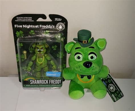 Funko Five Nights At Freddys Shamrock Freddy Plush And Action Figure