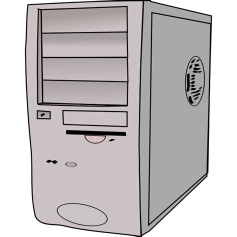 Pc Case Vector Clip Art Free Svg