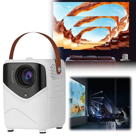 Erfcxs Umiio A009 4k Mini Portable Home Wireless Wifi Projector Screen