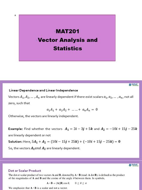 02 Dot And Cross Product Pdf Euclidean Vector Geometry