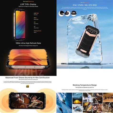 Etoren Com Unlocked Doogee V Max G Rugged Phone Dual Sim Gb Silver Gb Ram Full