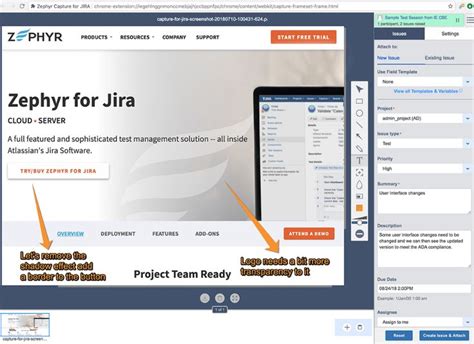 capture for jira communication process capture tool design