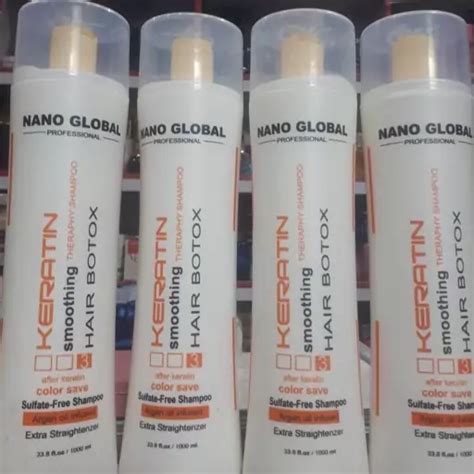 خرید و قیمت شامپو کراتینه نانوگلوبال فاقد سولفات و پارابن1000 میل از