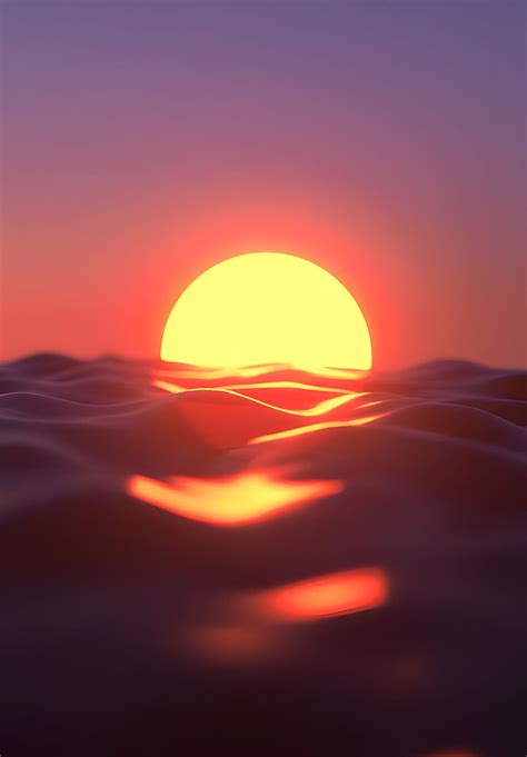 Sunset Poster Chromaplate