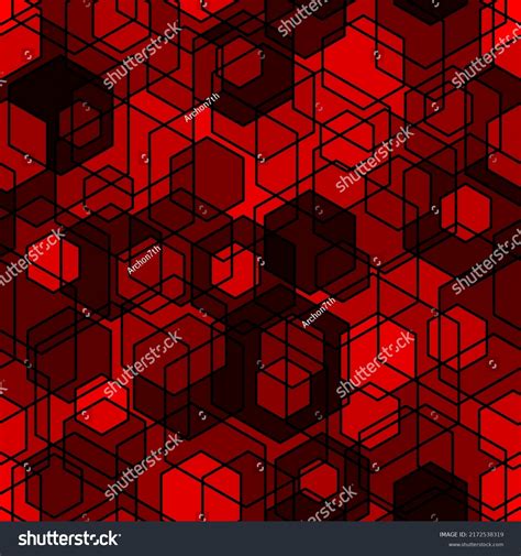 Honeycomb Seamless Pattern Repeated Overlap Hexagon Stock Vector Royalty Free 2172538319