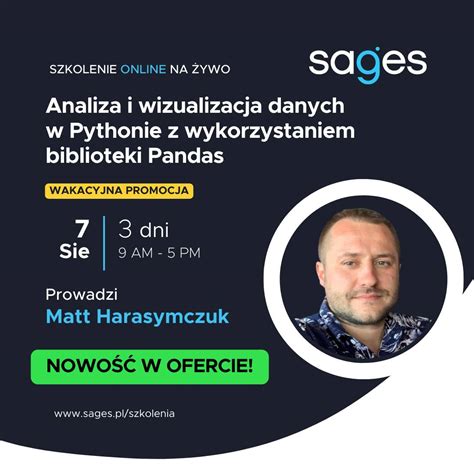 Sages Poznaj Funkcjonalności Pandas I Matplotlib Czyli