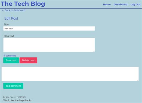 Github Eeleelksmtechblog Tech Blog A Cms Style Blog Site Similar To A Wordpress Site
