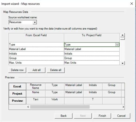 Import From Excel Project Plan 365
