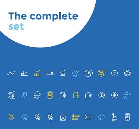 Data Analytics Icon Set On Behance