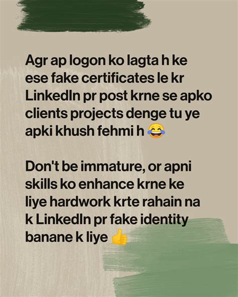 Mubashir Hussain Saleh On Linkedin Right 💯