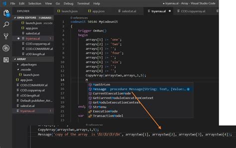 How To Use Array Function In Dynamics Navbc