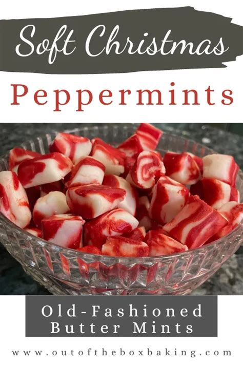 Soft Christmas Peppermints Old Fashioned Butter Mints Receta Soft Christmas Peppermints Old Fashioned Butter Mints Receta